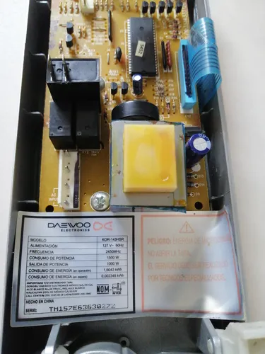 Tarjeta Y Membrana Horno De Microondas Daewoo Kor-143hsr en venta en La ... Tarjeta Y Membrana Horno De Microondas Daewoo Kor-143hsr en venta en La ...