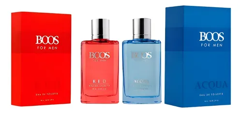 Combo Perfume Boos Acqua For Men 100 Ml + Red For Men 100ml | Envío gratis