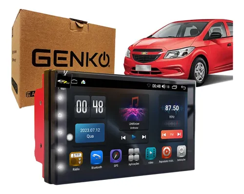 Multimídia Android 7 Polegadas Chevrolet Onix 2012 Á 2019