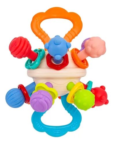 Brinquedo Interativo Atomic Soft Ball Com Chocalho - Buba | MercadoLivre