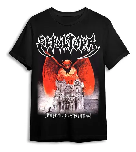 Polera Sepultura - Bestial Devastation - Holy Shirt | Cuotas sin interés Polera Sepultura - Bestial Devastation - Holy Shirt | Cuotas sin interés