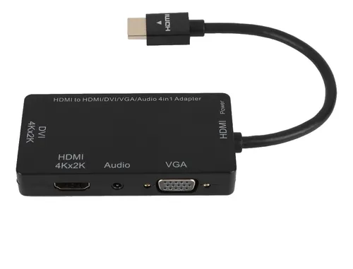 A Dvi 4k Vga 4k Cable Deconn Adaptador 4 En 1 Convertidor Cuotas Sin