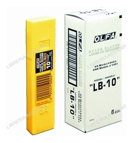 Repuesto Cutter Ancho 18mm Olfa Lb10 Caja X 10u1 Japon Grues Repuesto Cutter Ancho 18mm Olfa Lb10 Caja X 10u1 Japon Grues