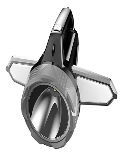 Linterna Led De Mano Blanca Brillante De Plastico 19cm X10cm | MercadoLibre