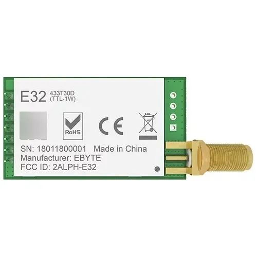 Módulo Transceptor Ebyte Lora E32 433t30d 433 30 Dbm | Cuotas sin interés Módulo Transceptor Ebyte Lora E32 433t30d 433 30 Dbm | Cuotas sin interés