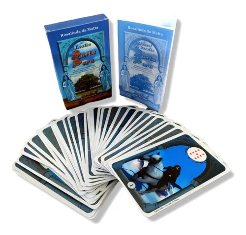 Santa Sara De Kali Baralho Plastificado Colorido 36 Cartas Frete Grátis