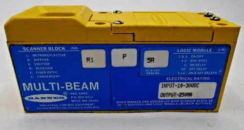 Banner Multi Beam Scanner Block R1 P 5r 10-30vdc New *24 Aac | MercadoLibre