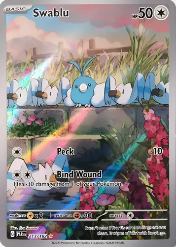 Pokémon Tcg Swablu 213/182 Holo Rare Swablu Inglés | MercadoLibre