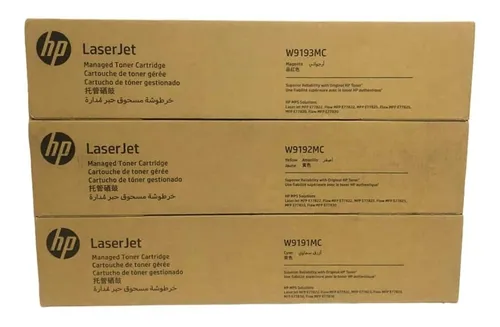 Pack Kit Hp 3 Toner W9191mc, W9192mc, W9193mc Pack Kit Hp 3 Toner W9191mc, W9192mc, W9193mc