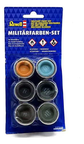Tinta Revell Para Plastimodelismo - Military Colour Set Tinta Revell Para Plastimodelismo - Military Colour Set