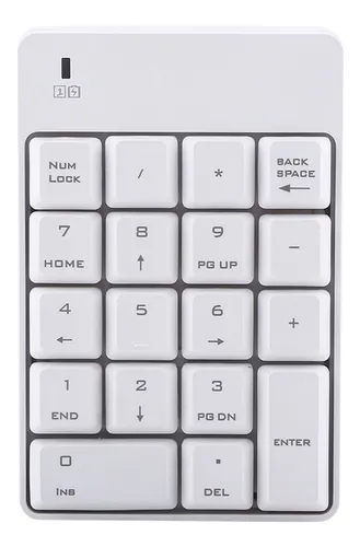 Teclado Numérico Inalámbrico 2 4ghz Usb Numpad Número 18 Tec Cuotas