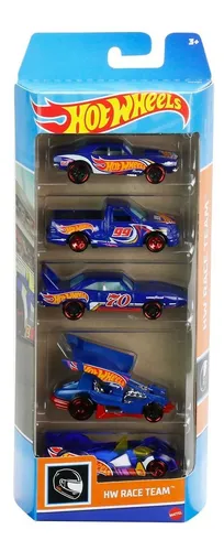 Hot Wheels Paquete De 5 Carritos Hw Race Team Mercadolibre