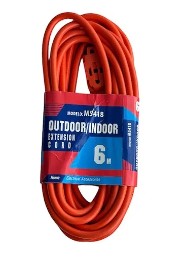 Extension Naranja Uso Rudo Exterior Interior 6 Mts Cal. 16 | MercadoLibre Extension Naranja Uso Rudo Exterior Interior 6 Mts Cal. 16 | MercadoLibre