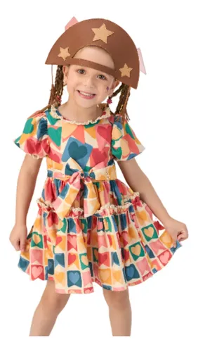 Vestido Maria Bonita Festa Junina Cangaceira Mon Sucré Vestido Maria Bonita Festa Junina Cangaceira Mon Sucré