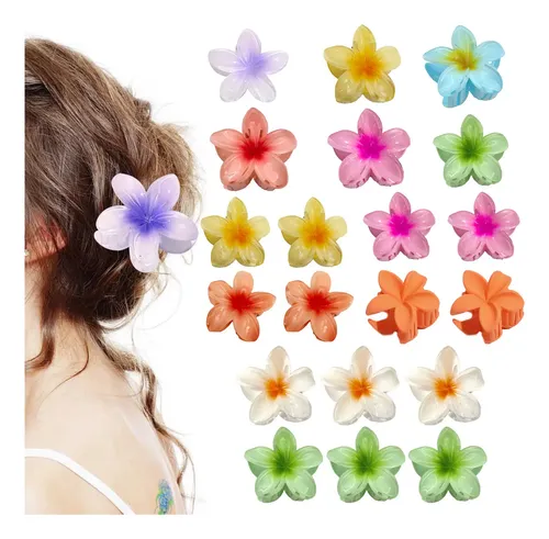 20pzs Pinzas De Flor Cabellopinzas Hawaiana Accesorios Mujer | Meses ...