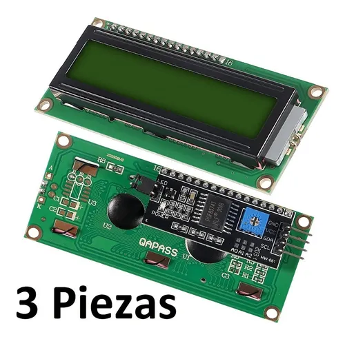 Display Lcd 16x2 Verde Con Módulo I2c Pic en venta en Naucalpan Estado ... Display Lcd 16x2 Verde Con Módulo I2c Pic en venta en Naucalpan Estado ...