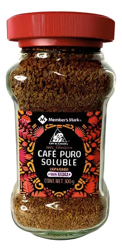 Cafe Puro Soluble Members Mark 300 Gr 100% Colombiano 2pz | MercadoLibre
