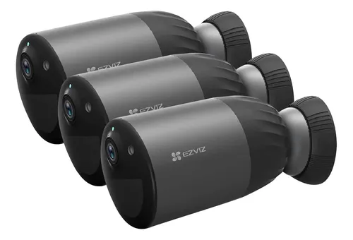 Kit X3 Camara Seguridad Wifi Ip Bateria Exterior Audio Ezviz Kit X3 Camara Seguridad Wifi Ip Bateria Exterior Audio Ezviz