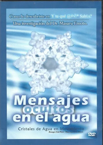 Mensajes Ocultos En El Agua | Dvd Documental Nuevo Mensajes Ocultos En El Agua | Dvd Documental Nuevo