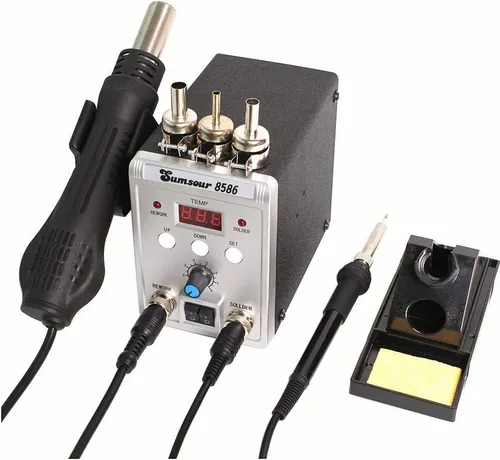 Estación De Soldadura De 700w De Pistola De Calor Y Cautín | Envío gratis