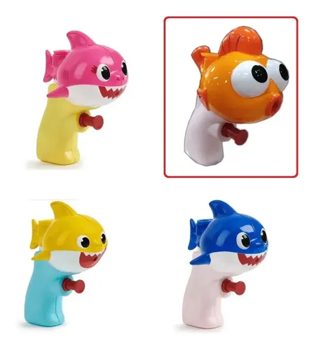 Baby Shark Lança Água Tubarão Brinquedo Para Banho Sunny | Parcelamento ...