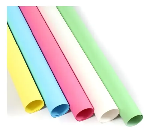 10 X Papel Cartolina Colorida 48x66 Cm | MercadoLivre