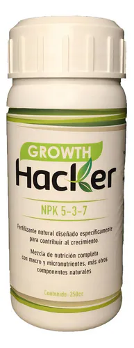 Growth Hacker Fertilizante Indoor Concentrado 250cc | MercadoLibre