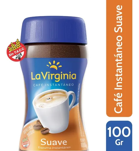 La Virginia Cafe Instantaneo Suave Espuma Sin Tacc X 100 Gr La Virginia Cafe Instantaneo Suave Espuma Sin Tacc X 100 Gr
