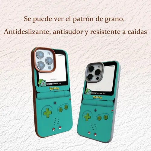 Funda Para iPhone Silicona Game Boy Advance Sp Pokemon Bulbasaur ...