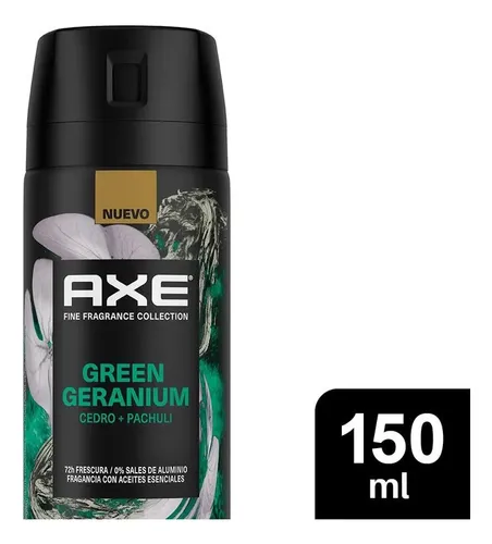 Desodorante Body Spray Axe Fragance Collection Green Geraniu | Cuotas ...