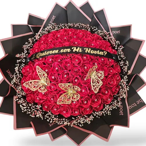 Rosas Eternas Ramo De 50 Rosas | Meses sin interés