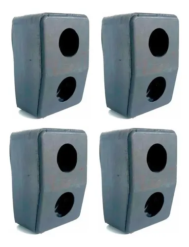 Topes Hule Carrocería Anden P/camion O Camioneta (4pz) Topes Hule Carrocería Anden P/camion O Camioneta (4pz)