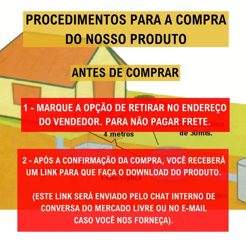 Projeto Fossa Septica Biodigestora Ecológica Pdf Detalhado à venda em ... Projeto Fossa Septica Biodigestora Ecológica Pdf Detalhado à venda em ...