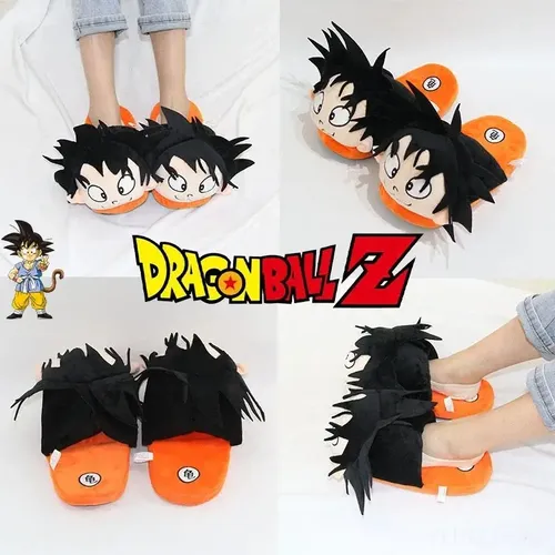 Pantuflas Goku Dragon Ball Adulto Pelúcia Conforto Quentes ...