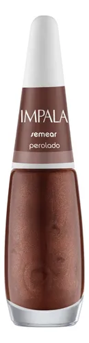 Esmalte Impala Semear Marrom Perolado Nova Coleção Cor Marrom Metálico ...