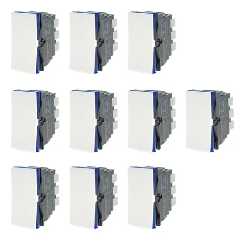 Llave de luz de pared 3 polos de 10 módulos color blanco Legrand PIAL ... Llave de luz de pared 3 polos de 10 módulos color blanco Legrand PIAL ...