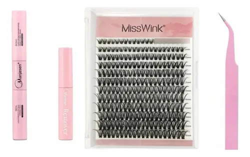 Kit Completo 240 Extensiones De Pestañas Por Punto Racimo Cuotas Sin