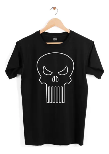 Playera Hombre - Negra - Logo Blanco De Punisher (marvel) | Envío gratis Playera Hombre - Negra - Logo Blanco De Punisher (marvel) | Envío gratis