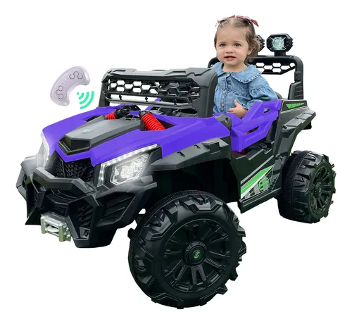 Montable Buggy Eléctrico Con Asientos Piel + Control Remoto | Meses sin ...