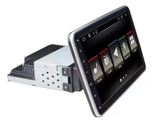 Multimidia 10p 1din Rotativa Android 12 Carplay Android Auto | Parcelamento sem juros