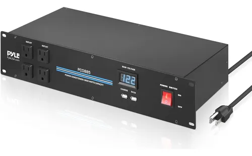 Protector Contra Sobrestensiones Pyle Pdu Power Strip, 360.. | Cuotas sin interés