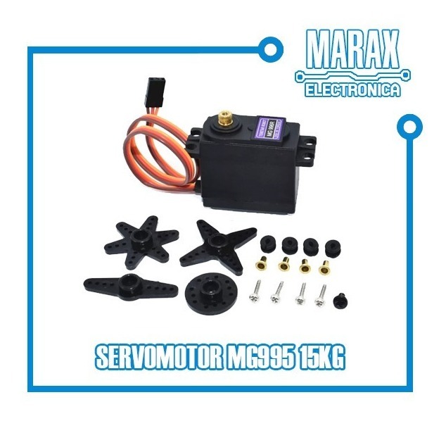 Servomotor Mg995 15kg Towerpro Arduino Servo Motor | Mercado Libre Servomotor Mg995 15kg Towerpro Arduino Servo Motor | Mercado Libre