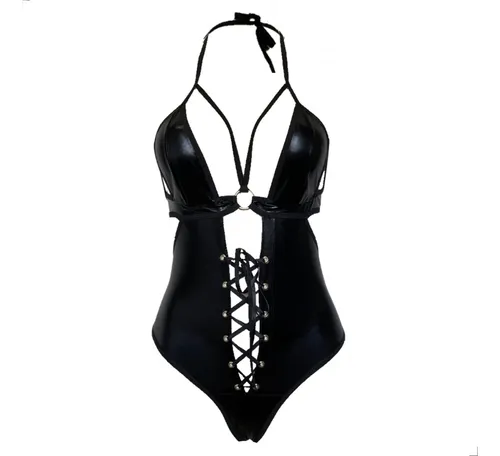 Lingerie Body Sexy Vinil Luxo Plus Size Sensual Lingeriesex