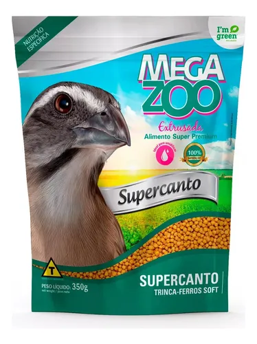 Ração Extrusada Trinca Ferro Super Canto Soft Megazoo 350g | MercadoLivre Ração Extrusada Trinca Ferro Super Canto Soft Megazoo 350g | MercadoLivre