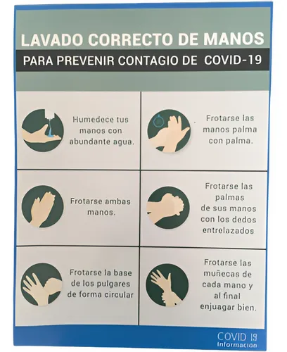 Señaletica Letrero Lavado Correcto De Manos en venta en Mérida Yucatán ... Señaletica Letrero Lavado Correcto De Manos en venta en Mérida Yucatán ...
