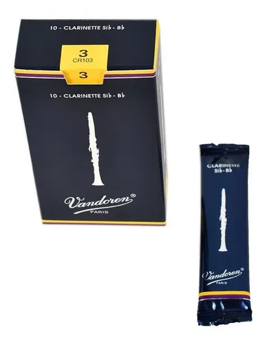Caña Clarinete Bb # 3 Vandoren Cr103 Paquete X 1 | Cuotas sin interés