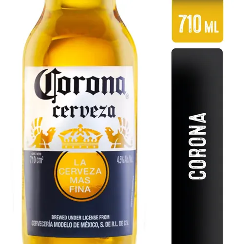 Cerveza Corona botella 710mL 1 unidad Cerveza Corona botella 710mL 1 unidad