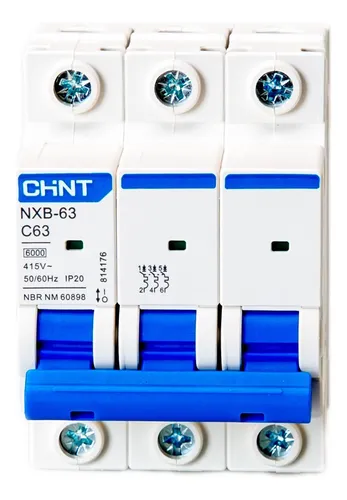 Nxb-63 3p C63 - Mini Disjuntor Tripolar 63a 6ka | MercadoLivre