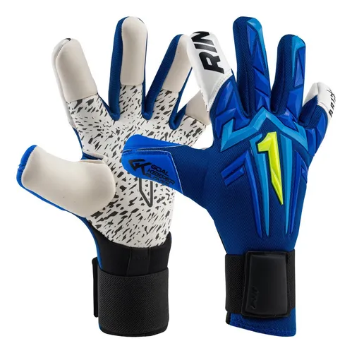 Guantes De Portero Rinat Aries X Prime Semi Profesional Azul/blanco 10 ...