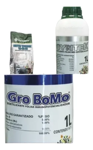 Inducción De Floración 12 62 00 1kg Syntek 1l Grobomo 1l | Envío gratis